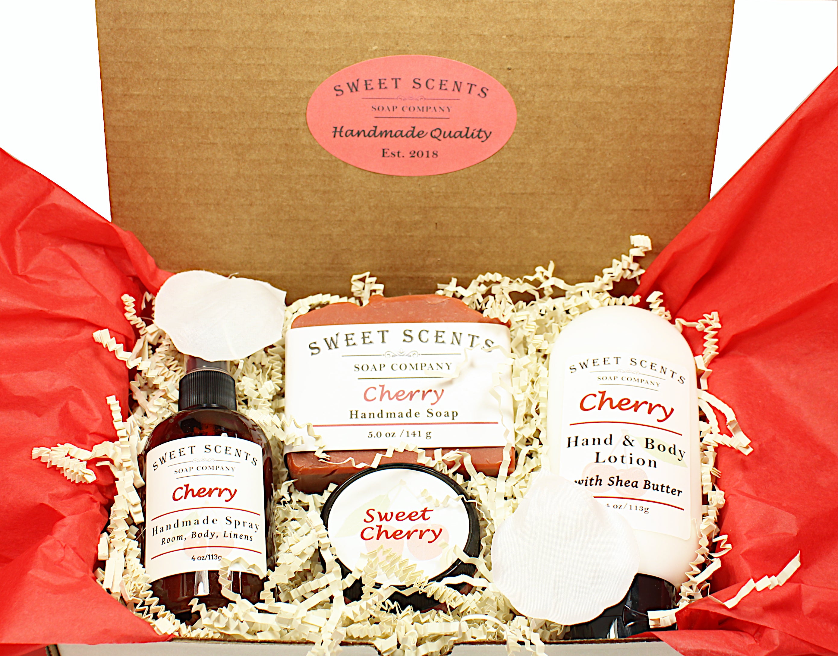 Cherry Spa Gift Box – Sweet Scents Soap Company